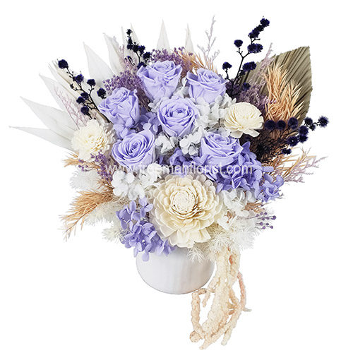 Preserved Jar in Purple (PFA08) | Freeman Florist ~ The Best Floral ...