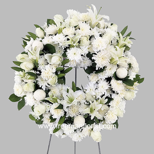 Eulogy Standing Wreath (WR05) | Freeman Florist ~ The Best Floral ...